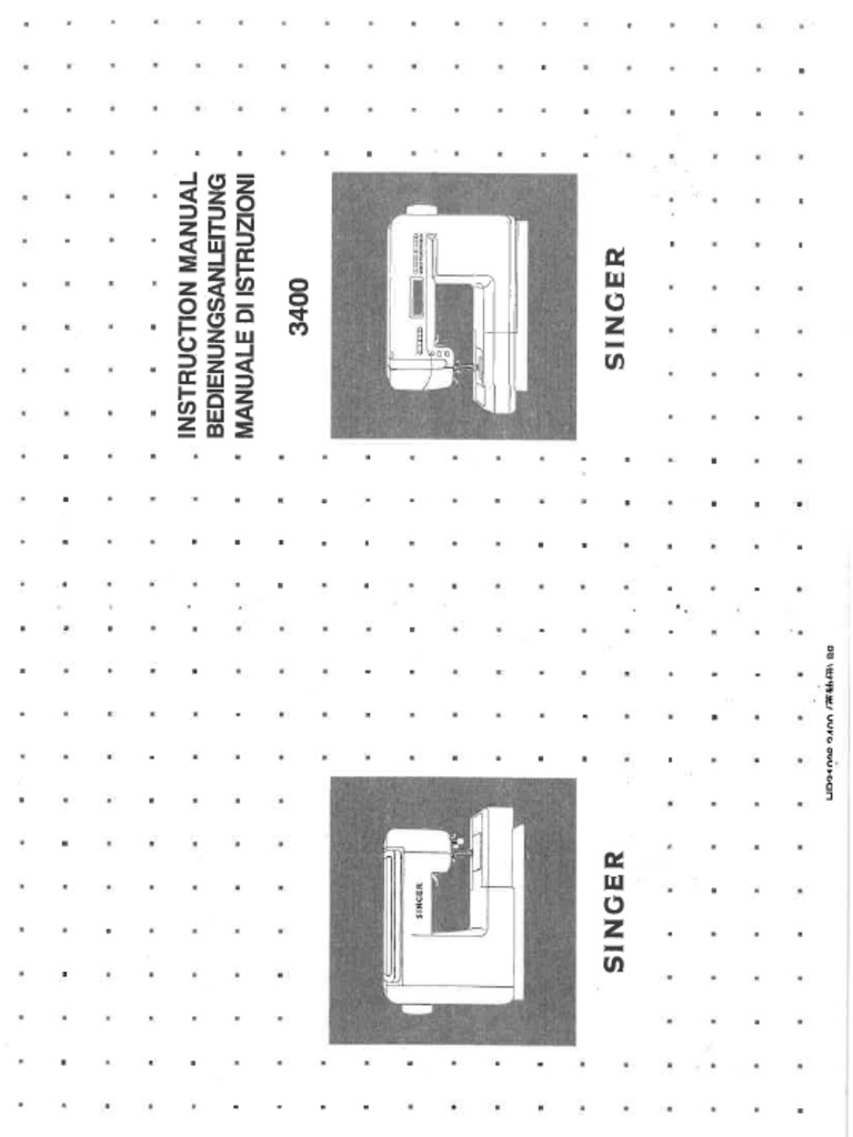 Singer 3400 Rumina | PDF
