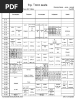 Tunniplaan Saue Kool | PDF