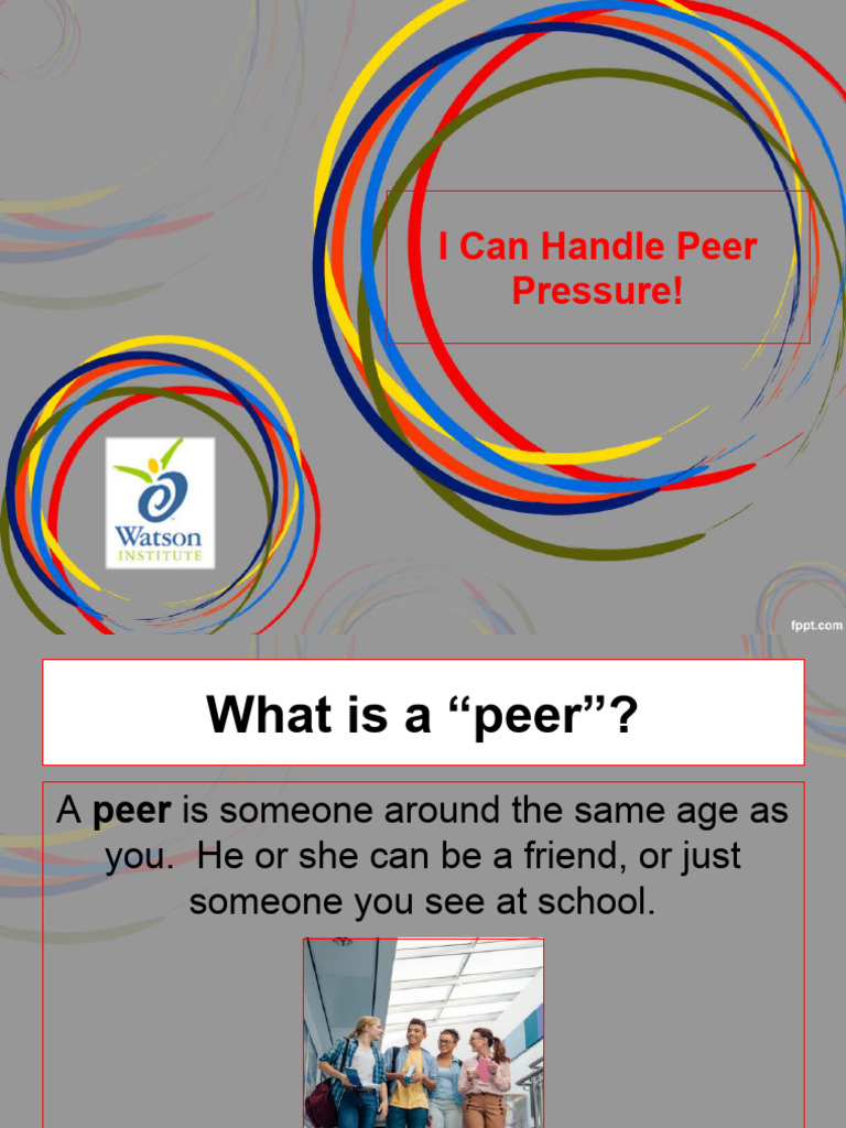 7 Tips to Overcome Peer Pressure | PDF