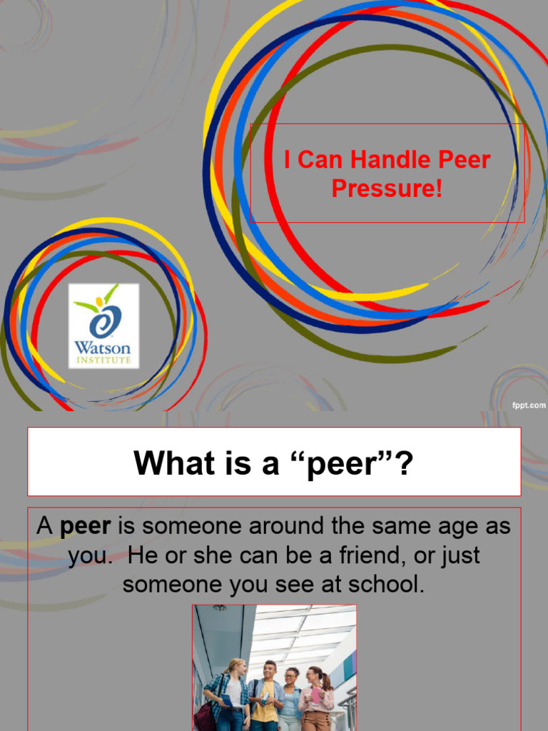 7 Strategies to Overcome Peer Pressure | PDF | Lifestyle