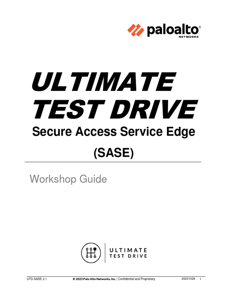 UTD-SASE-2.1 Workshop Guide-20231026 | PDF | Malware | Secure Shell