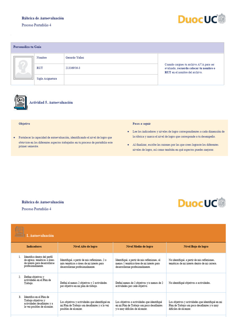 Autoevaluacion - APP4 | PDF