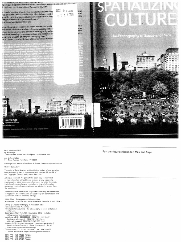 Low - Spatializing Culture - Genealogies | PDF