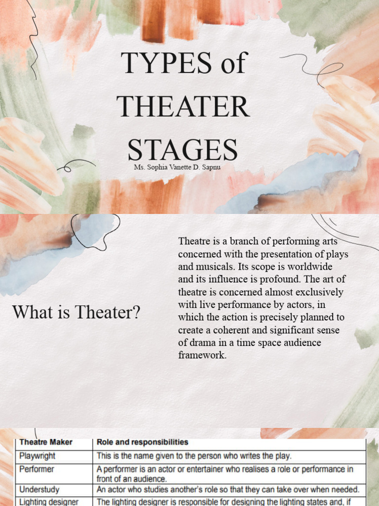 STAGES | PDF | Performing Arts | Concert Dance
