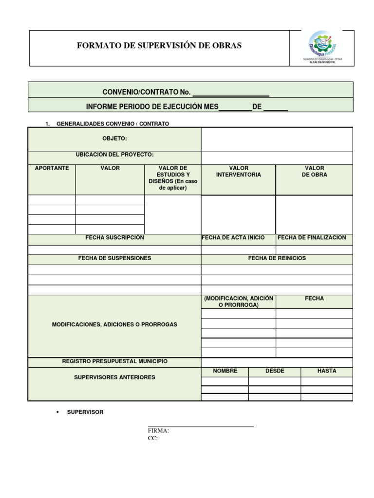 Formato de Supervision | PDF