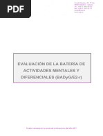 BAT-7: Evaluación de Aptitudes Cognitivas | PDF | Inteligencia ...