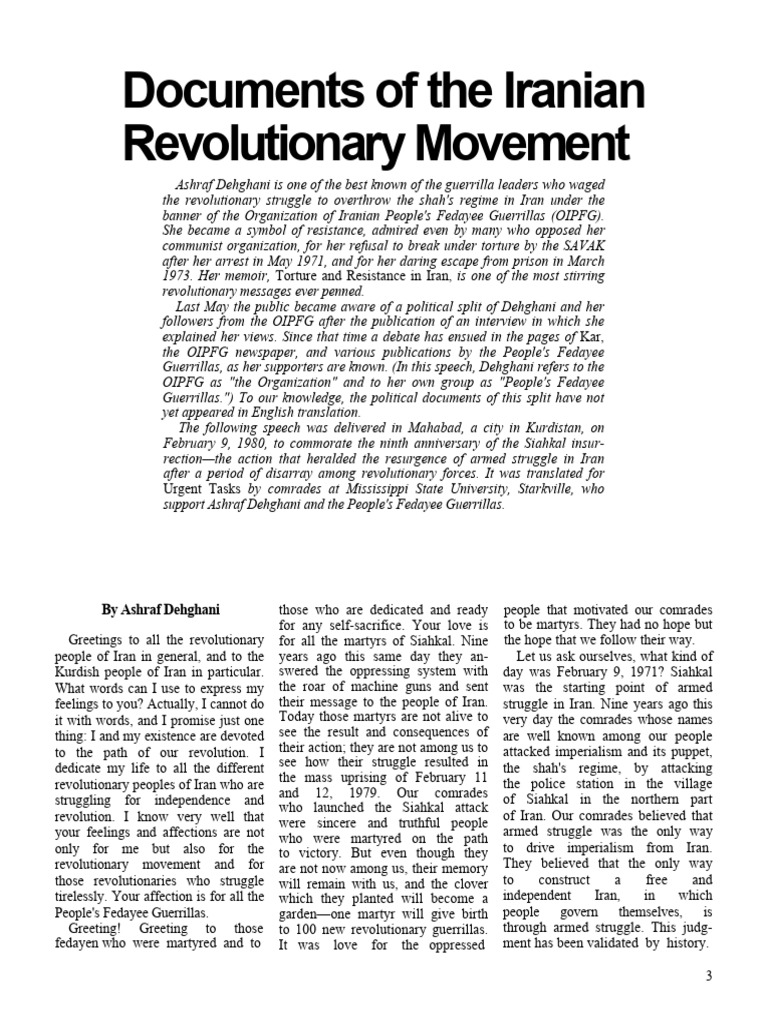 Documents of The Iranian Revolutionary Movement | PDF | Mohammad Reza ...