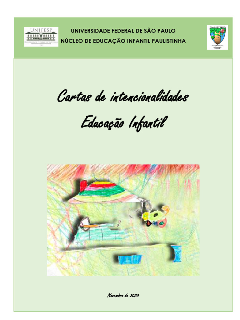 Cartas de Intencionalidade Educao Infantil | PDF | Pedagogia | Desenho