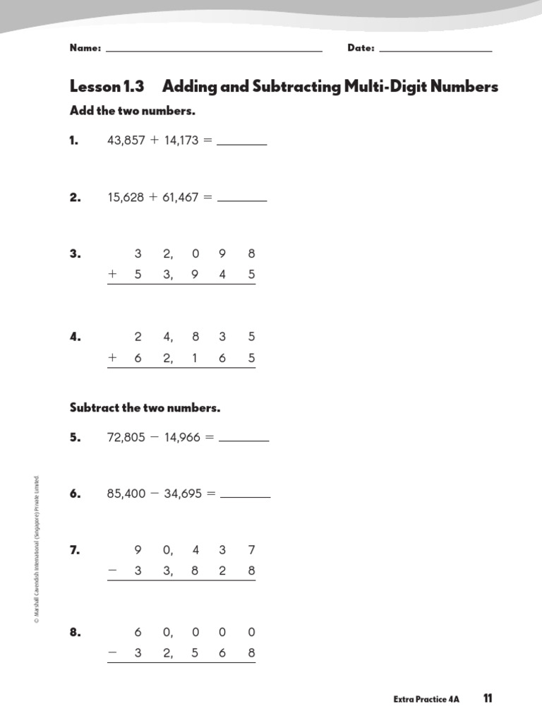 Day 2 Addition and Subtraction | PDF