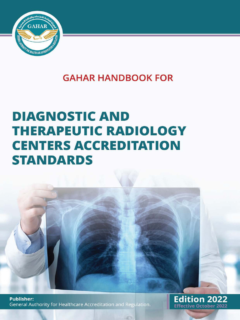 Gahar Handbook For Diagnostic and Therapeutic Radiology Centers ...