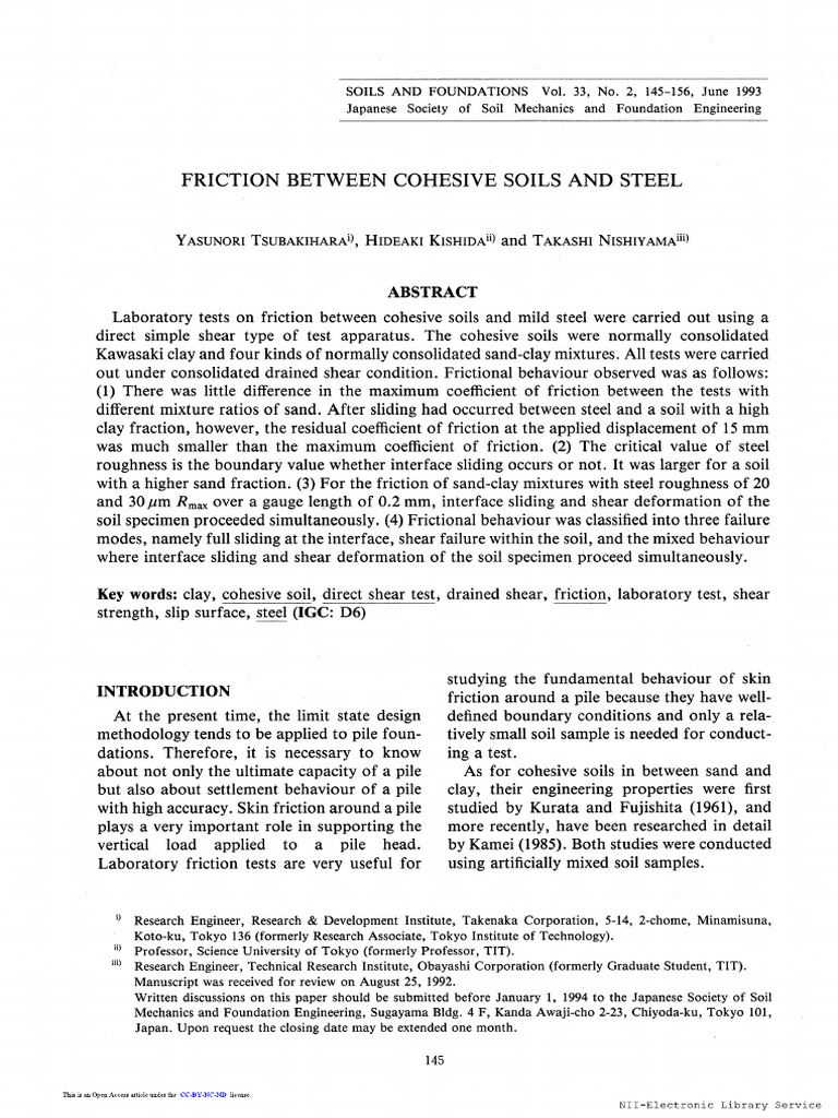 Steel Soil Interaction | PDF