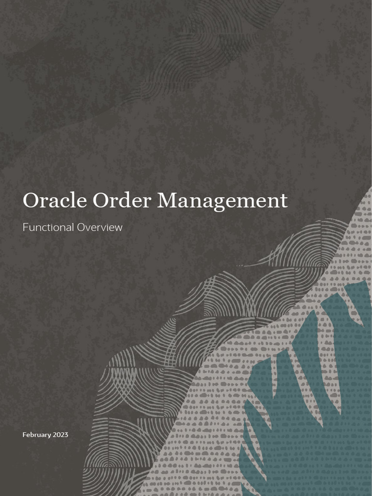 Oracle Fusion Order Management Cloud Solution Brief | PDF | Pricing ...