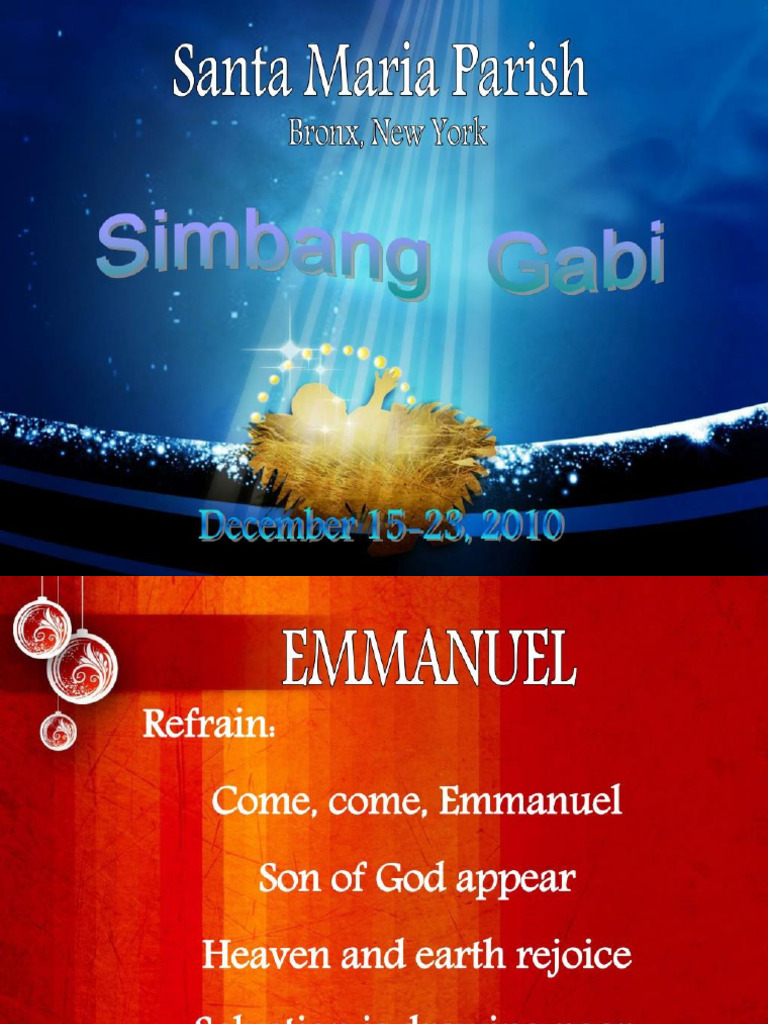 Simbang Gabi | PDF