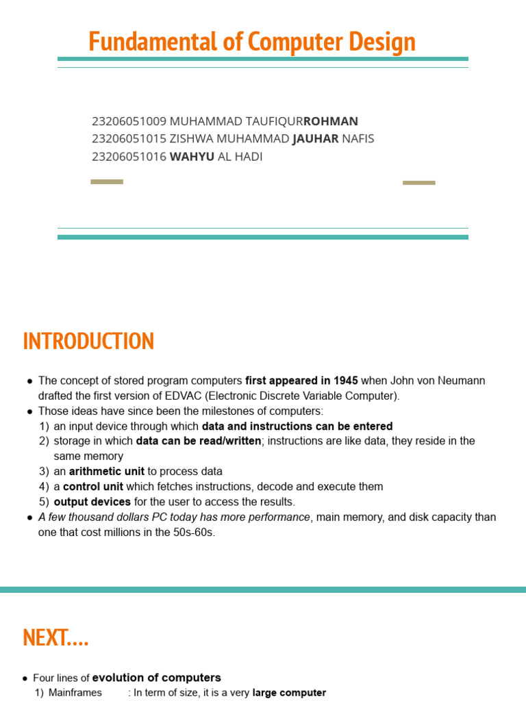 Kelompok 1 - Fundamental of Computer Design | PDF | Information And ...