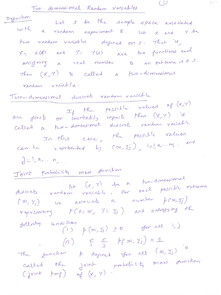 probability notes-3 | PDF