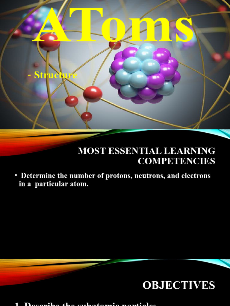 Structure of the atom (g8) | PDF | Proton | Atomic Nucleus