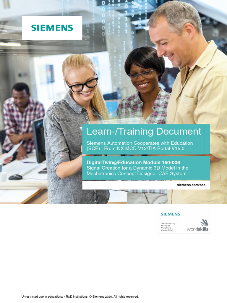 Sce 150 006 MCD Tia Com Digital Twin at Education Signal Mapping MCD Hs Darmstadt 0220 en | PDF ...