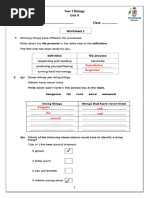 KS3 Science Revision Worksheets Cells | PDF | Vacuole | Cell (Biology)
