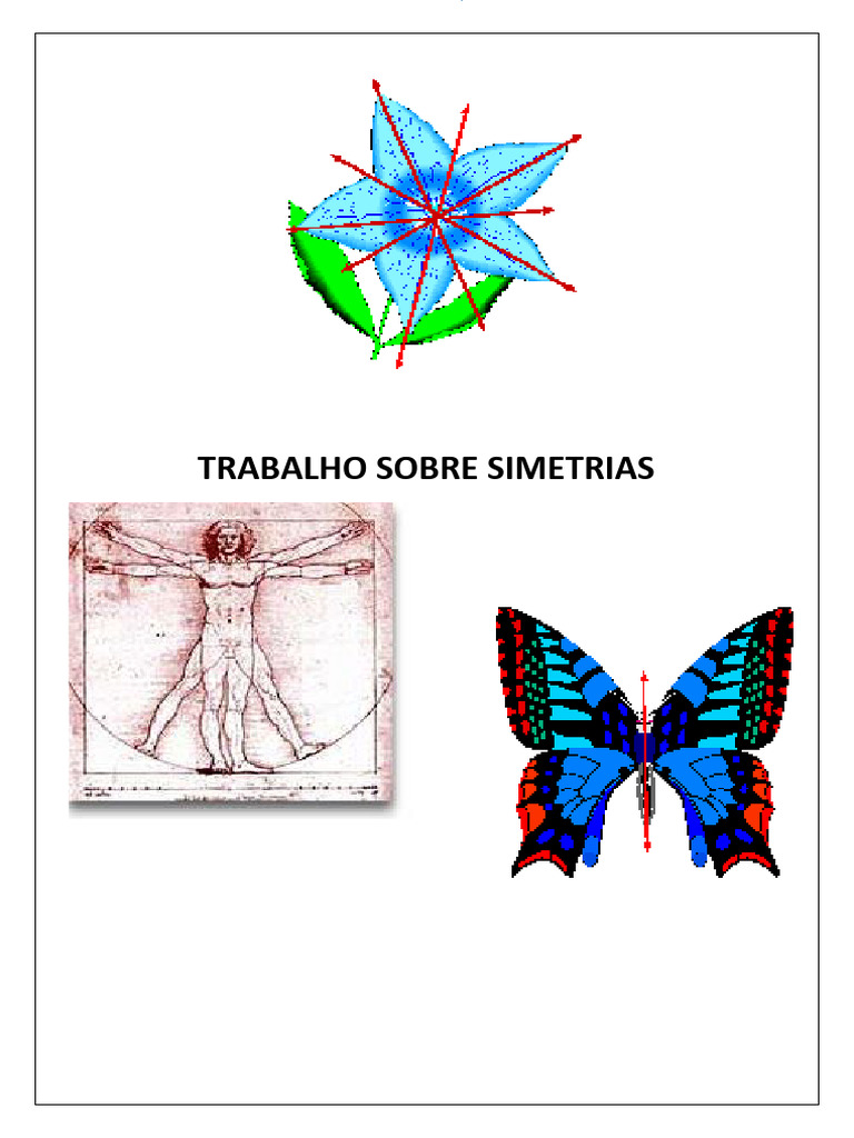 Trabalho Sobre Simetrias - Matematica | PDF | Simetria | Geometria