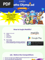 Matific Math League Student Guide | PDF