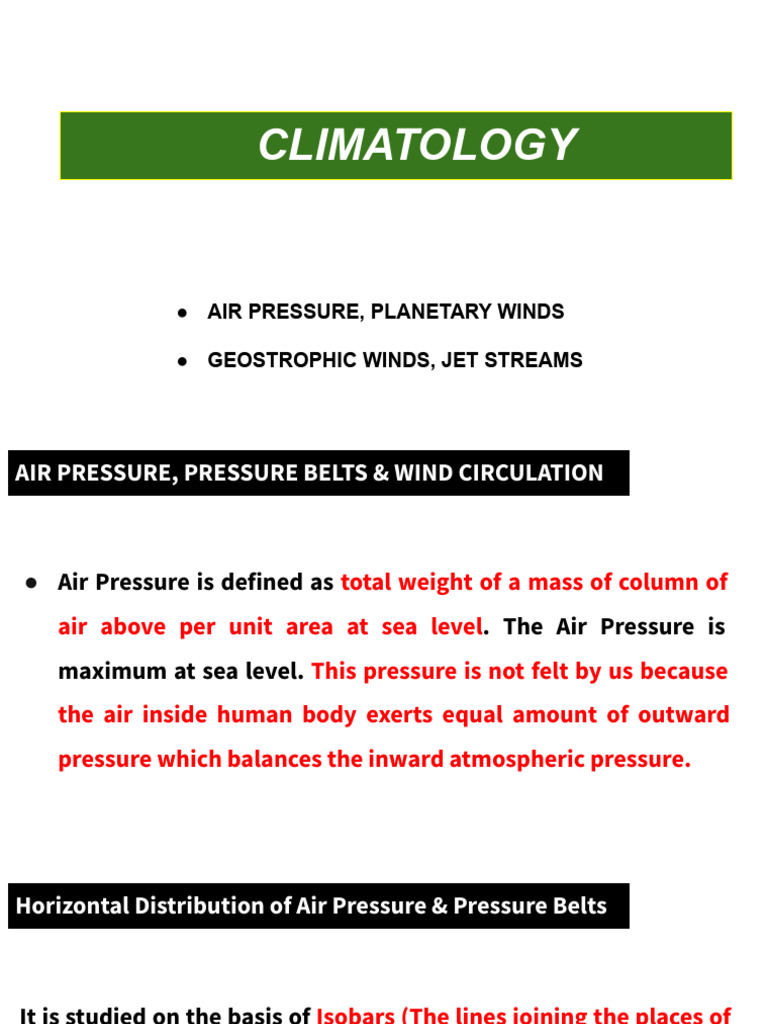 Climatology | PDF | Jet Stream | Tropical Cyclones