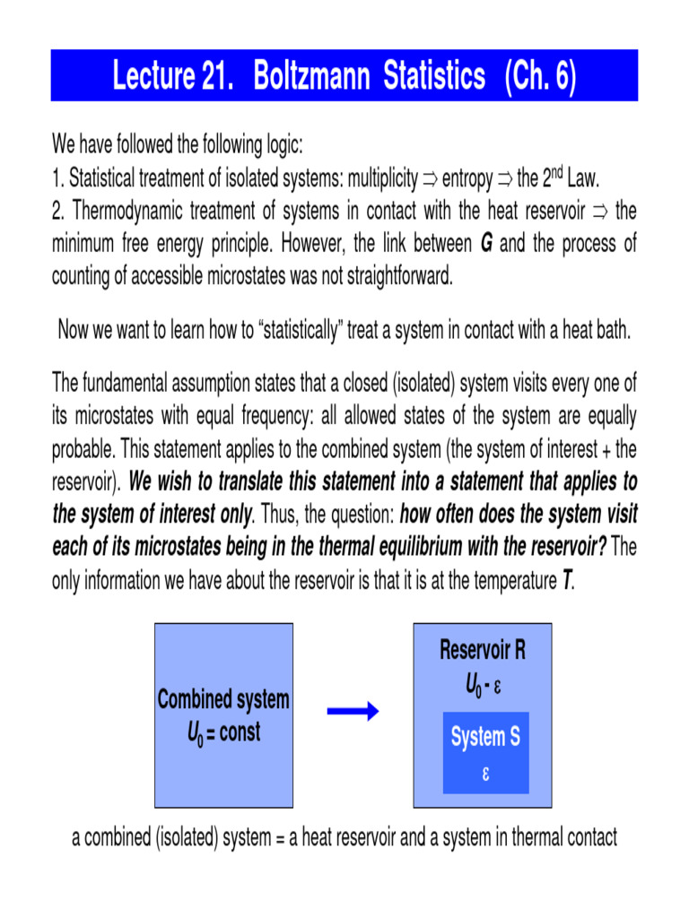 Lecture 21 | PDF | Thermodynamics | Continuum Mechanics