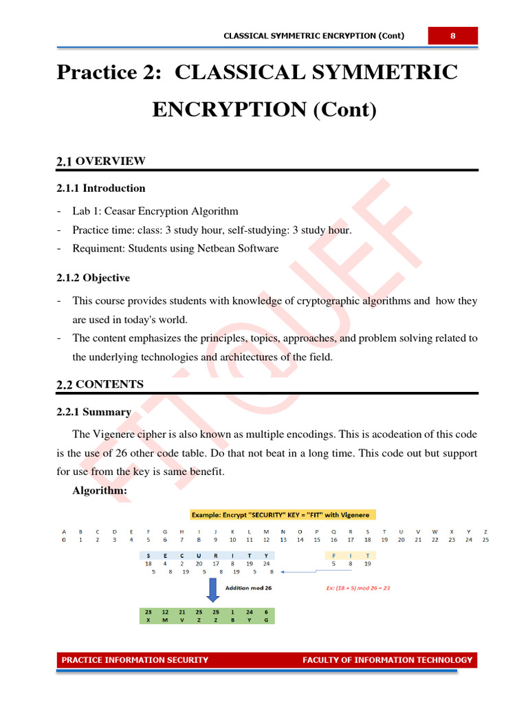 Lab 2 Pdf Cryptography Encryption