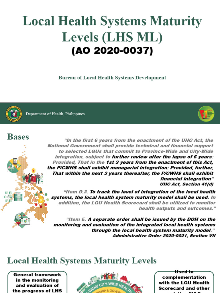 AO 0037-LHS Maturity Levels | PDF | Health System | Economies