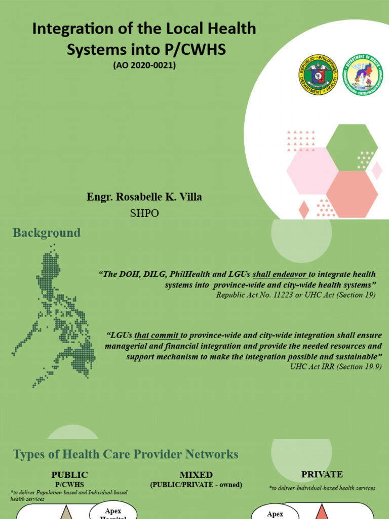 Integrating Local Health Systems into P/CWHS | PDF | Health Care ...