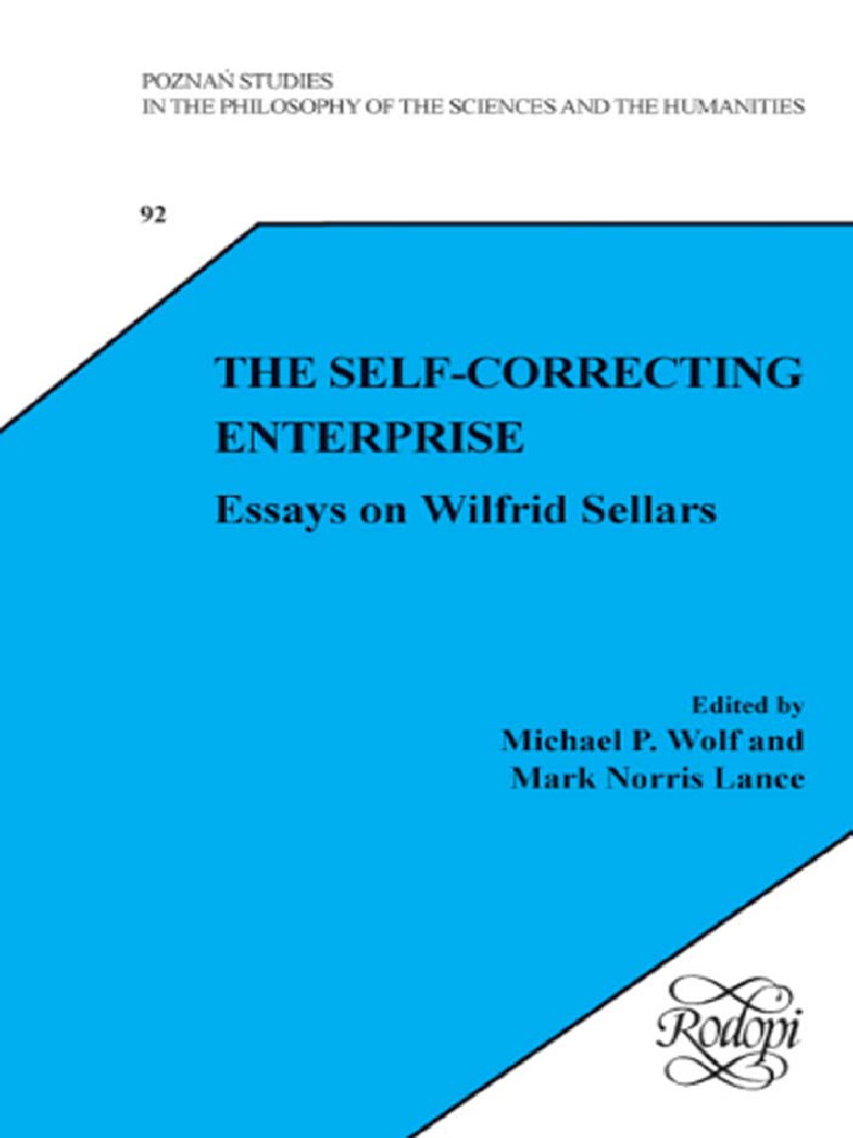 Michael, P. Wolf, Mark, Norris Lance - The Self-Correcting Enterprise - Essays On Wilfrid ...