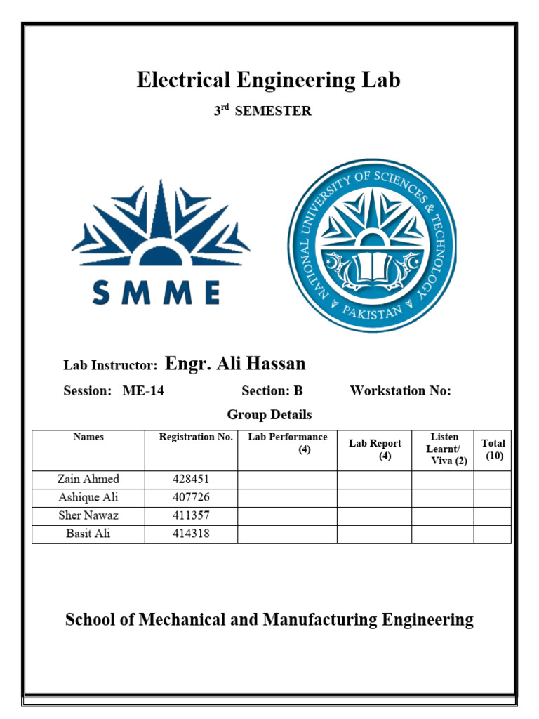 EE-Lab 8 | PDF | Electronic Circuits | Voltage