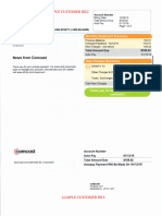 Xfinity Bill Statement Example PDF | PDF | Fee | Payments