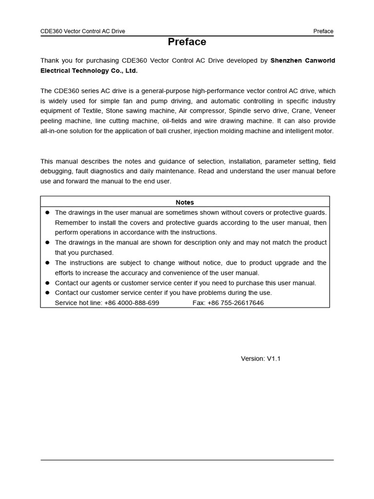 MANUAL Driver CDE360 Canworld | PDF | Alternating Current | Power Supply