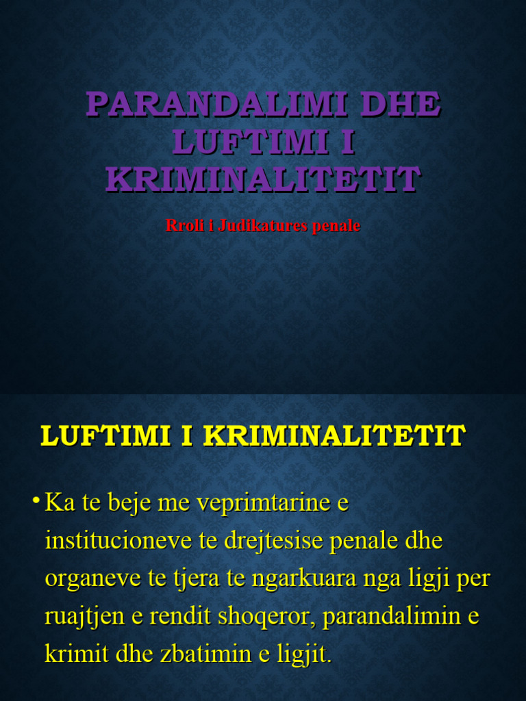 Luftimi Parandalimi | PDF