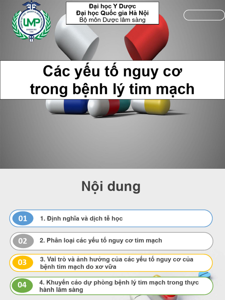 2023.12.11 Các yếu tố nguy cơ tim mạch-gui SV | PDF