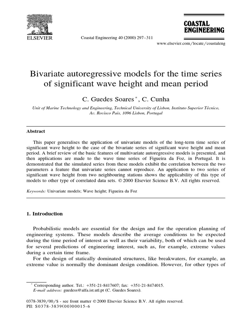 biv_modeling | PDF | Time Series | Stationary Process