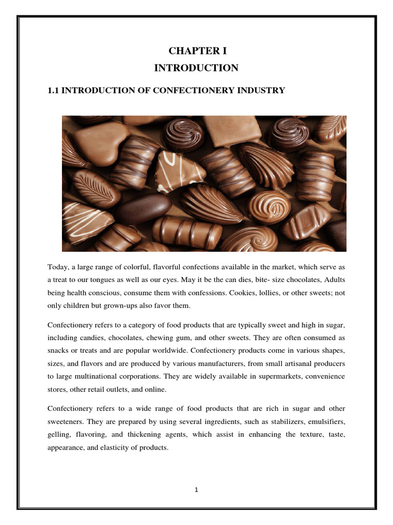 PROJECT REPORT (2988 | PDF | Confectionery | Chocolate