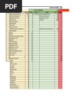 Office Stationery Stock Register Format | PDF | Stationery | Writing ...