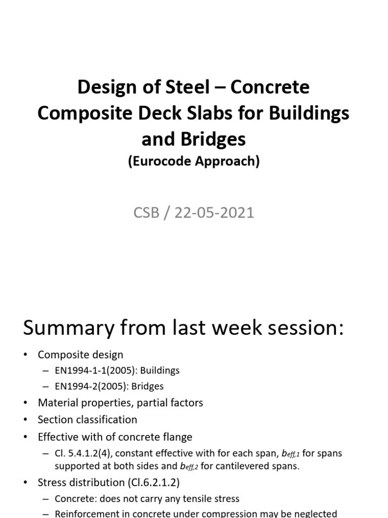 CE 615 - Chapter 5(b) - 2021 | PDF | Concrete | Composite Material
