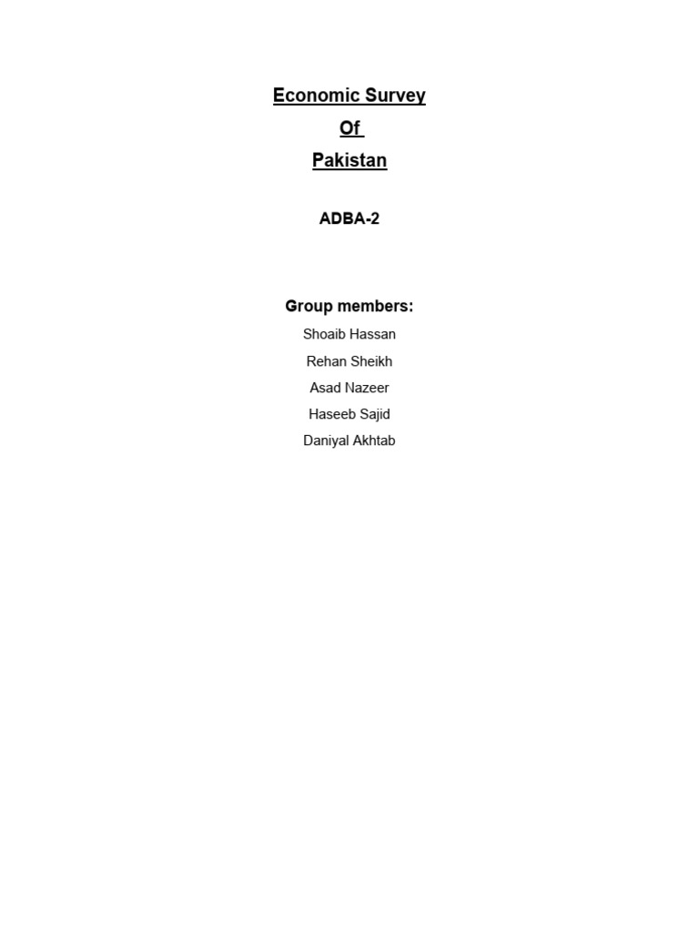 Economic Survey | PDF | Economic Growth | Inflation