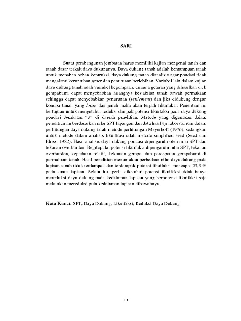 A. SARI - ABSTRACT | PDF