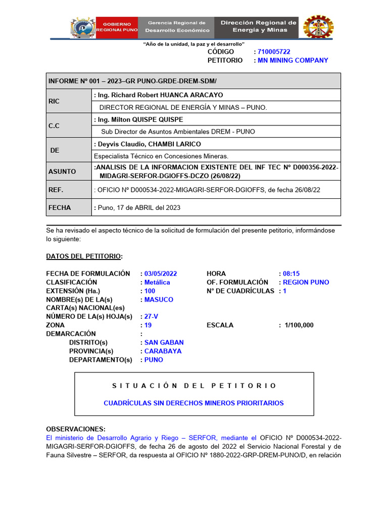 MN Mining Company - Inftec - 13042023 | PDF | Los bosques | Minería