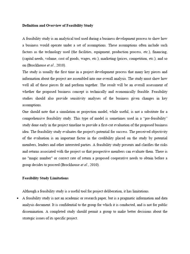 Feasibility Studies | Download Free PDF | Feasibility Study | Balance Sheet