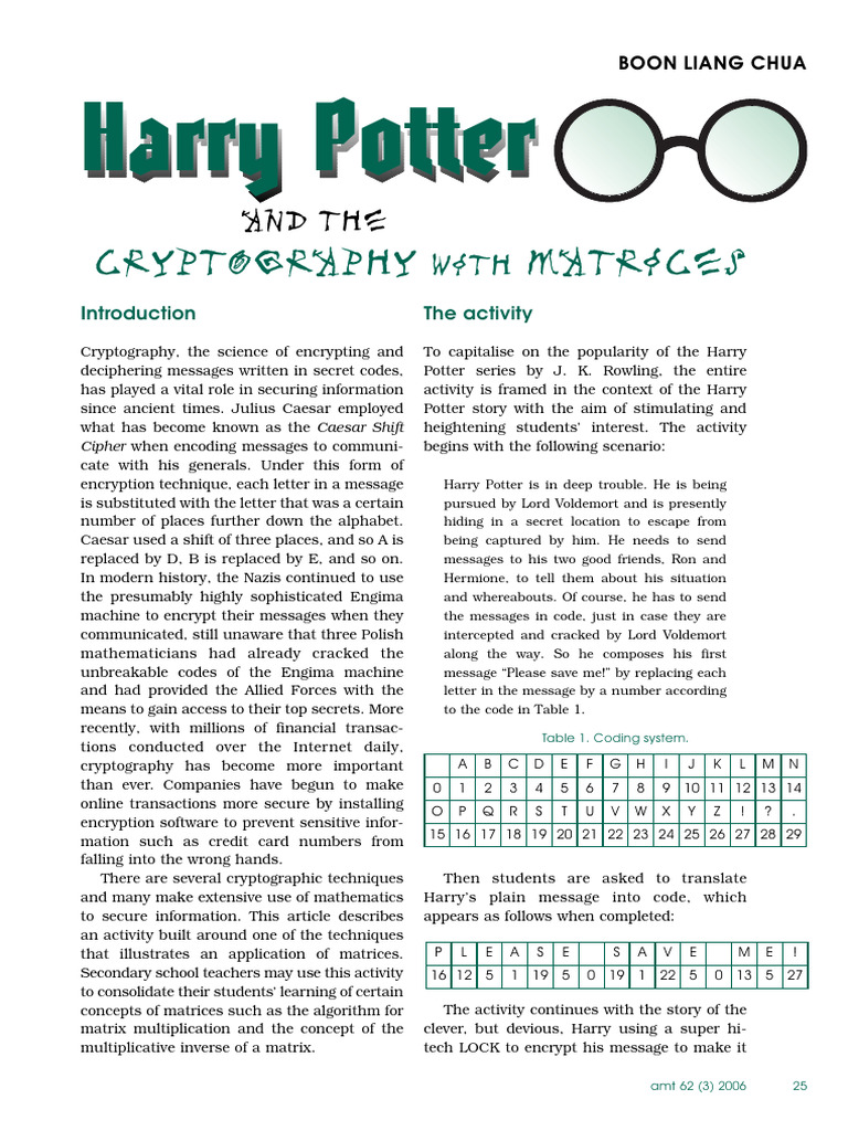 EJ743766 | Download Free PDF | Cryptography | Matrix (Mathematics)