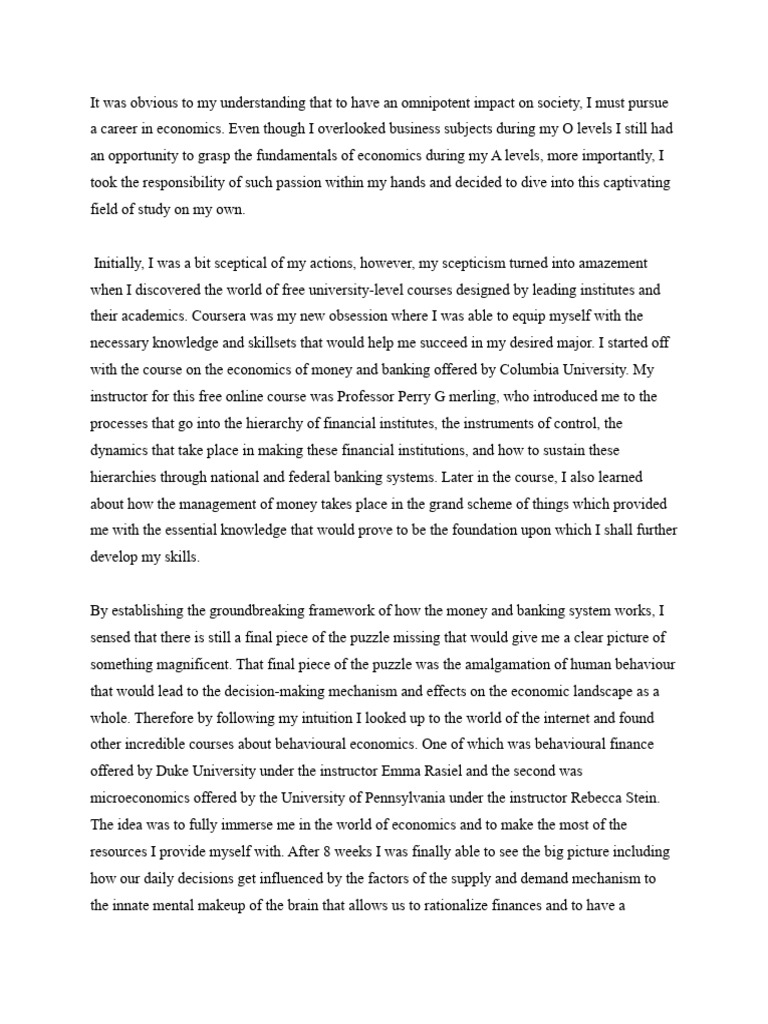 LUMS HSS PS (2nd Prompt) | PDF | Economics | Behavioral Economics