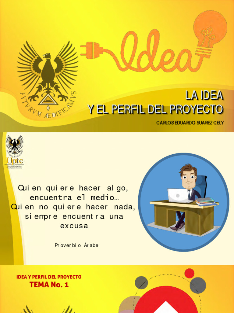 UPTC - Idea o Perfil | PDF | Presupuesto | Economias