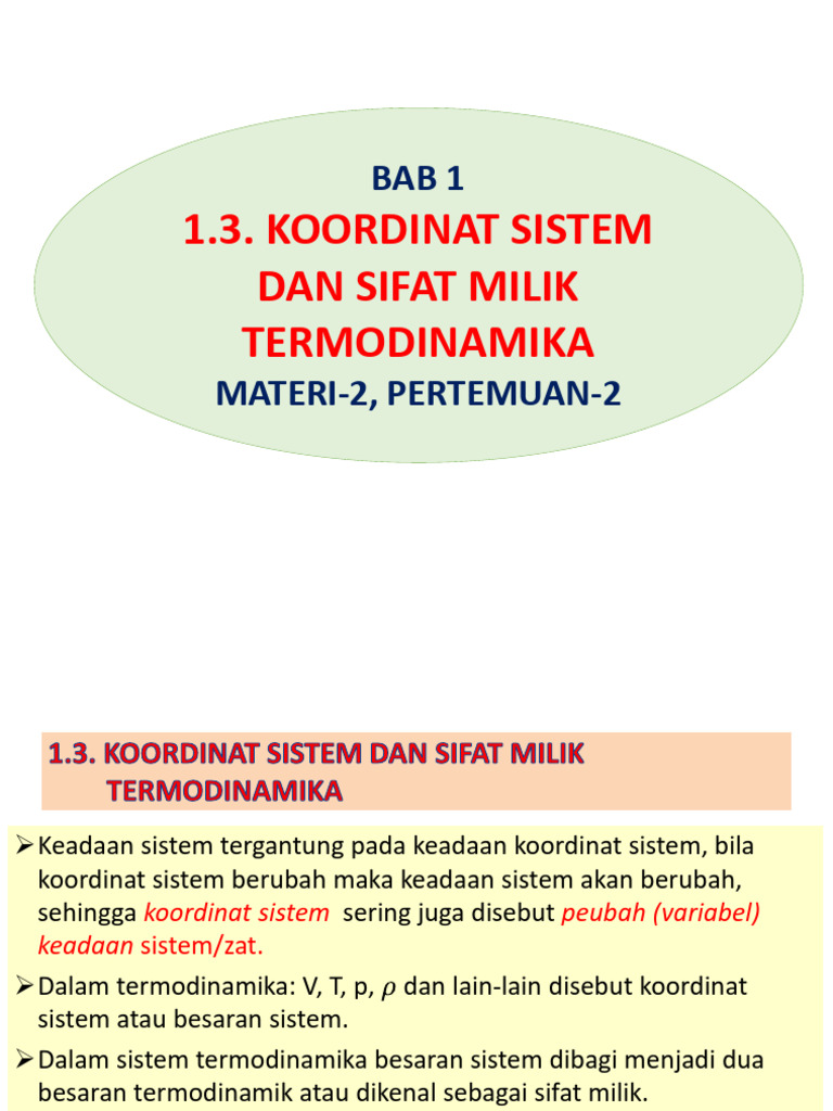 Ter1 #2 - Konsep Dasar Termodinamika | PDF | Sains & Matematika