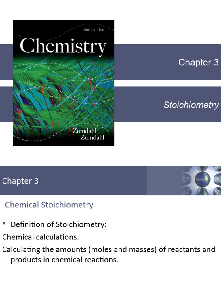 108 Chapter 3 Stoichiometry | PDF | Stoichiometry | Atoms
