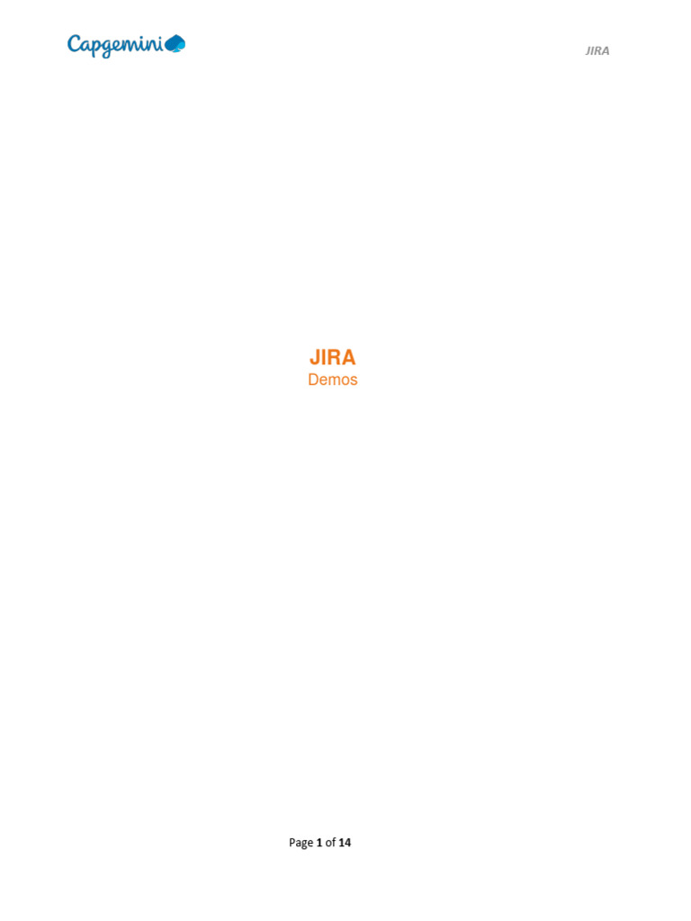 JIRA Demos | PDF | Login | Software Engineering