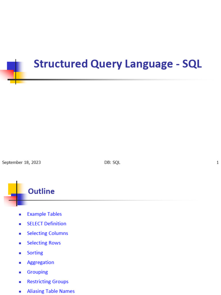 T03 SQL | PDF | Table (Database) | Cybernetics